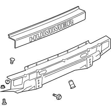15778407 - Genuine GM Bar Assembly, Rear Bumper Imp