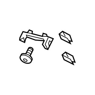 84229330 - Genuine GM Guide Assembly, Front Bumper Fascia