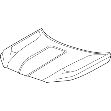 23233249 - Genuine GM Hood Asm