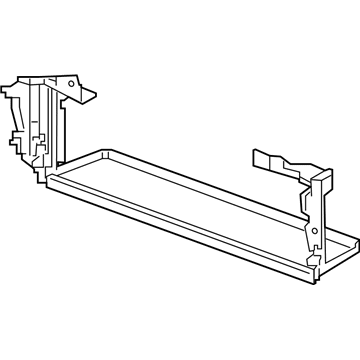 84147809 - Genuine GM Baffle Assembly, Rad Air Lwr