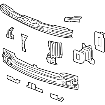 22887091 - Genuine GM Bar,Front Bumper Imp (W/ Front End Panel)