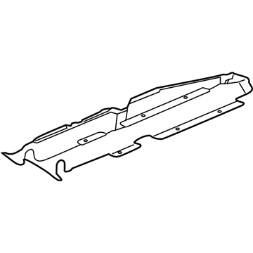 84139368 - Genuine GM Shield, Exhaust Intermediate Underbody Heat