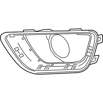 22891701 - Genuine GM Bezel, Front Fog Lamp