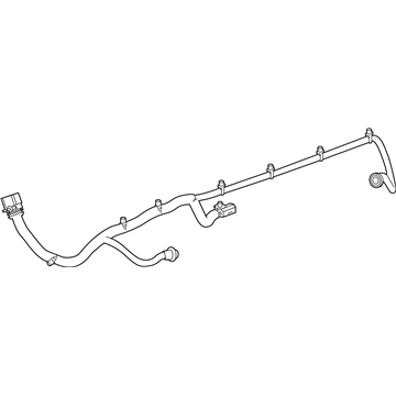84504404 - Genuine GM Harness Assembly, Rear Lic Plt Lp Wrg