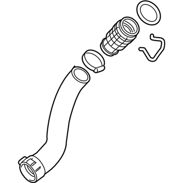39014321 - Genuine GM Charging Air Cooler Inlet Air Hose Assembly