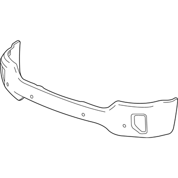 84029812 - Genuine GM Bar Assembly, Front Bumper Imp *Chrome M