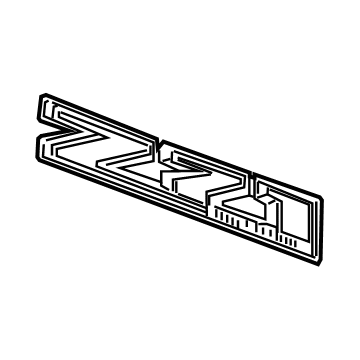 22774901 - Genuine GM Decal, Pick Up Box Side Rear