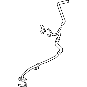 12691901 - Genuine GM Pipe Assembly, Turbo Cool Feed