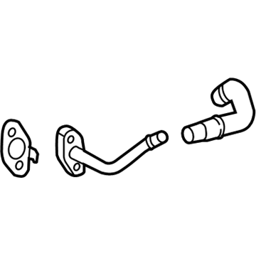 12691899 - Genuine GM Pipe Assembly, Turbo Cool Rtn
