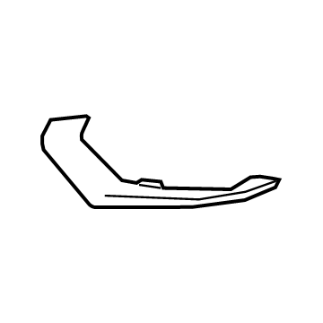 23234922 - Genuine GM Cover,Front Fog Lamp Opening