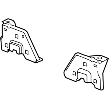 22757264 - Genuine GM Bracket Assembly, Front Bumper Imp Bar