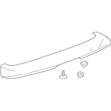 20823736 - Genuine GM Spoiler Assembly, Rear End *Service Primer