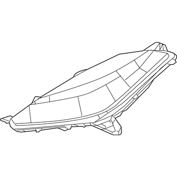 84122622 - Genuine GM Headlamp Capsule Assembly
