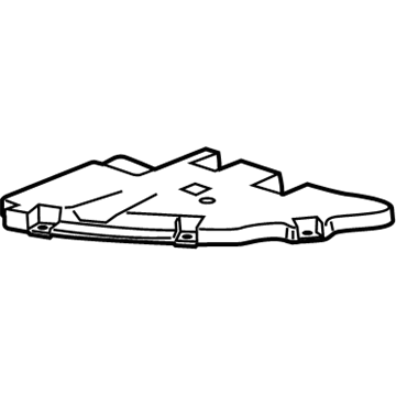 23258843 - Genuine GM Filler Assembly, Front Bumper Outer