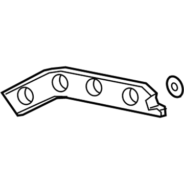 84169338 - Genuine GM Guide Assembly, Rear Bumper Fascia