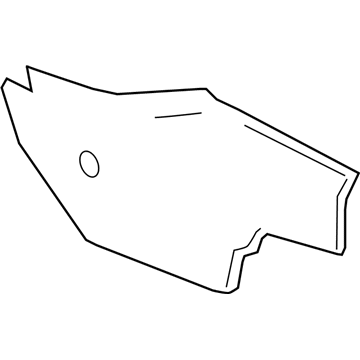 84315157 - Genuine GM Panel Assembly, F/Flr Cnsl Extn *Black