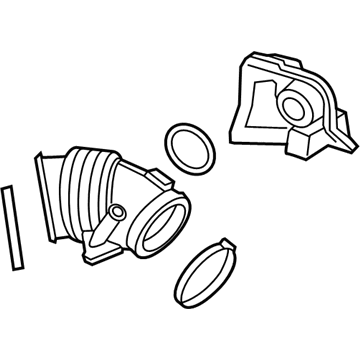 13250251 - Genuine GM Duct, Air Cleaner Outlet