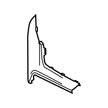 84237873 - Genuine GM Insert, Front Grl *Black Ice Chm