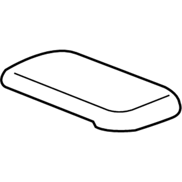 23116531 - Genuine GM Armrest, Front Floor Console Outer *Black