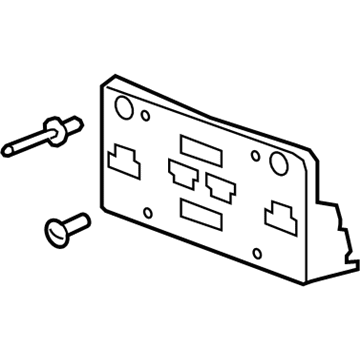 23462463 - Genuine GM Bracket, Front License Plate