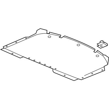 23457488 - Genuine GM Deflector Assembly, Front Compartment Air