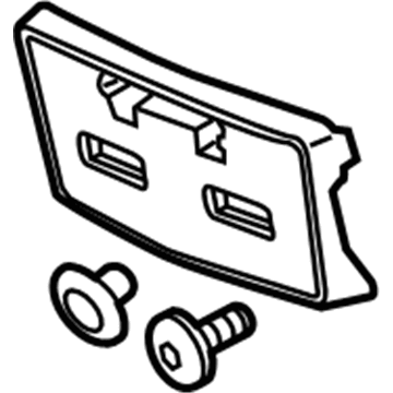 22763523 - Genuine GM Bracket Assembly, Front License Plate
