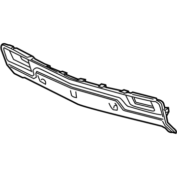 23126910 - Genuine GM Filler, Front Bumper Intermediate