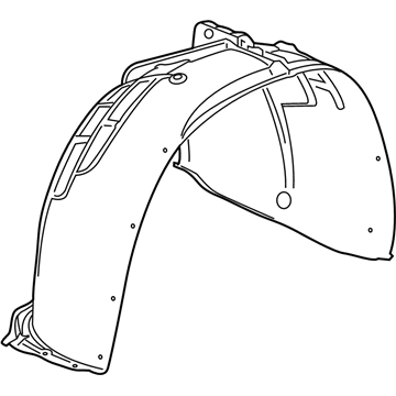 23462426 - Genuine GM Liner Assembly, Front Wheelhouse
