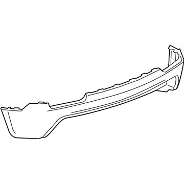 85134043 - Genuine GM Fascia Assembly, Rear Bpr Lwr