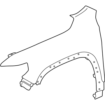 84755857 - Genuine GM Fender Assembly, Front