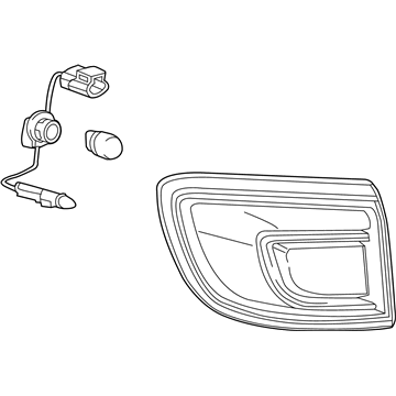 23507295 - Genuine GM Lamp,Rear Stop