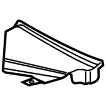 94539294 - Genuine GM Deflector, Air Inlet Grille Panel Water