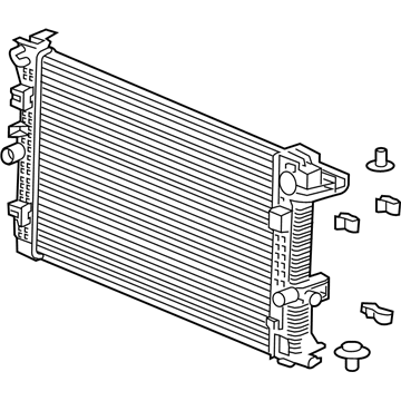 84690758 - Genuine GM Engine Radiator Assembly