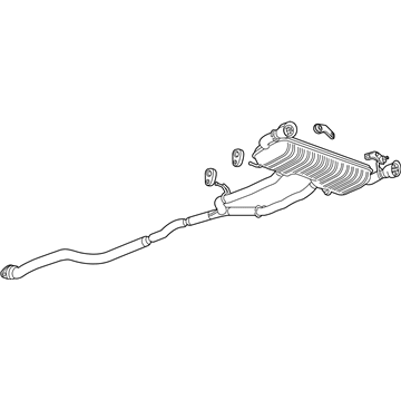 23405925 - Genuine GM Muffler Assembly, Exhaust