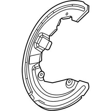 23336594 - Genuine GM Shield, Front Brake