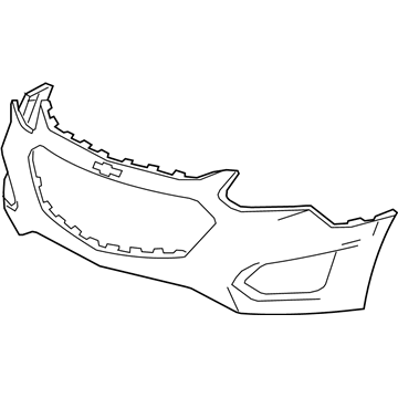 23413531 - Genuine GM Front Bumper Cover Upper