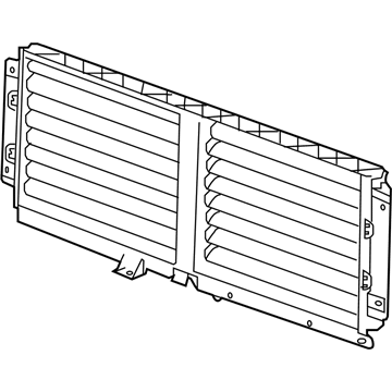 84738077 - Genuine GM Shutter Assembly, Front Bpr