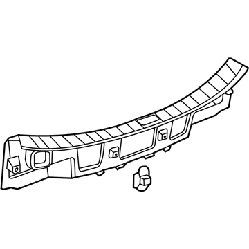 23173834 - Genuine GM Panel Assembly, Rear End Trim Finish *Black