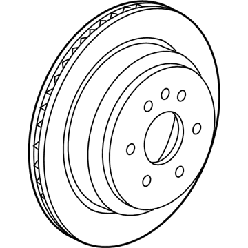23387173 - Genuine GM Rear Brake Rotor