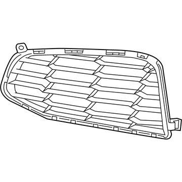 84374003 - Genuine GM Grille Assembly, Front Otr *Carbon Flasht
