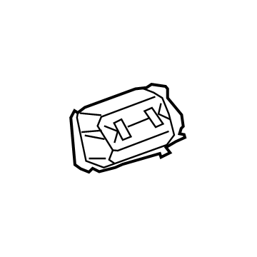 84606315 - Genuine GM Cover, Front Bpr Fascia Tow Eye Acc Hole