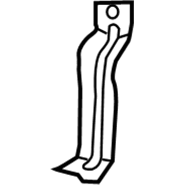 23170867 - Genuine GM Stiffener, Front Bumper Fascia Lower