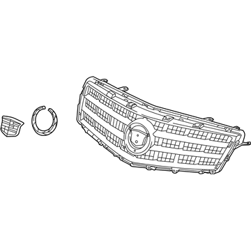 22976330 - Genuine GM Grille,Front Upper