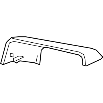 84732162 - Genuine GM Cover, O/S Rr View Mir Hsg Upr *Chrome M