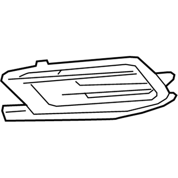 94516102 - Genuine GM Bezel Assembly, Front Fog Lamp