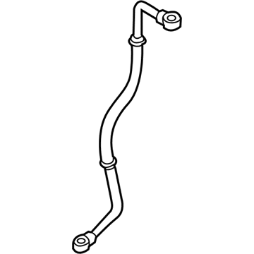 98062840 - Genuine GM Pipe Assembly, Turbo Oil Feed