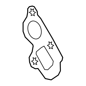 12682391 - Genuine GM Gasket, Water Pump