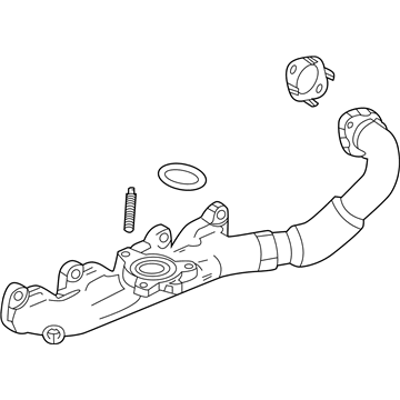 55490673 - Genuine GM Exhaust Manifold Assembly