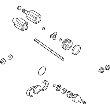 26079789 - Genuine GM Front Wheel Drive Shaft Kit