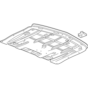 84084634 - Genuine GM Deflector Assembly, Front Compartment Air